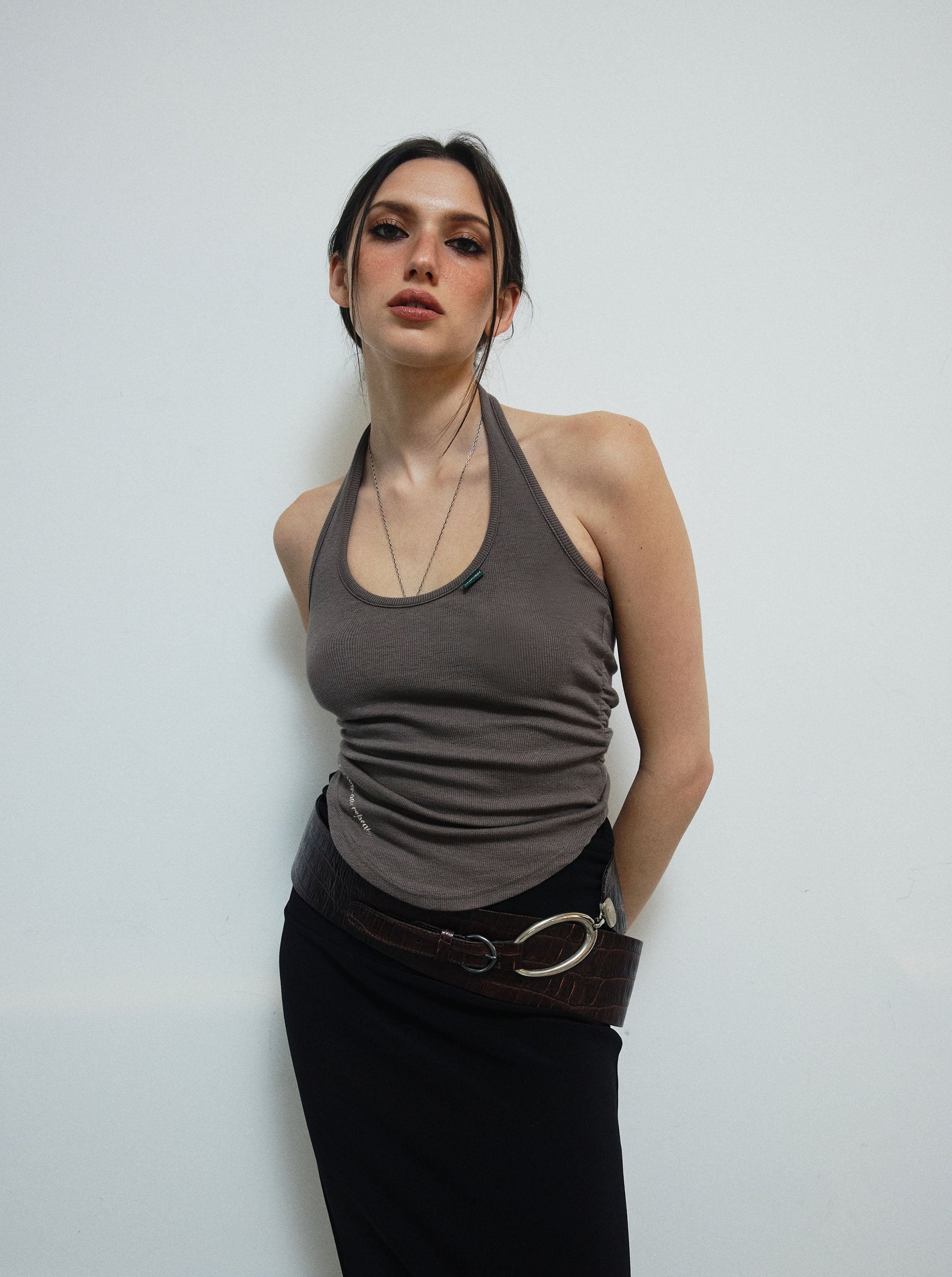 NORA halter top - mochae – uniform person