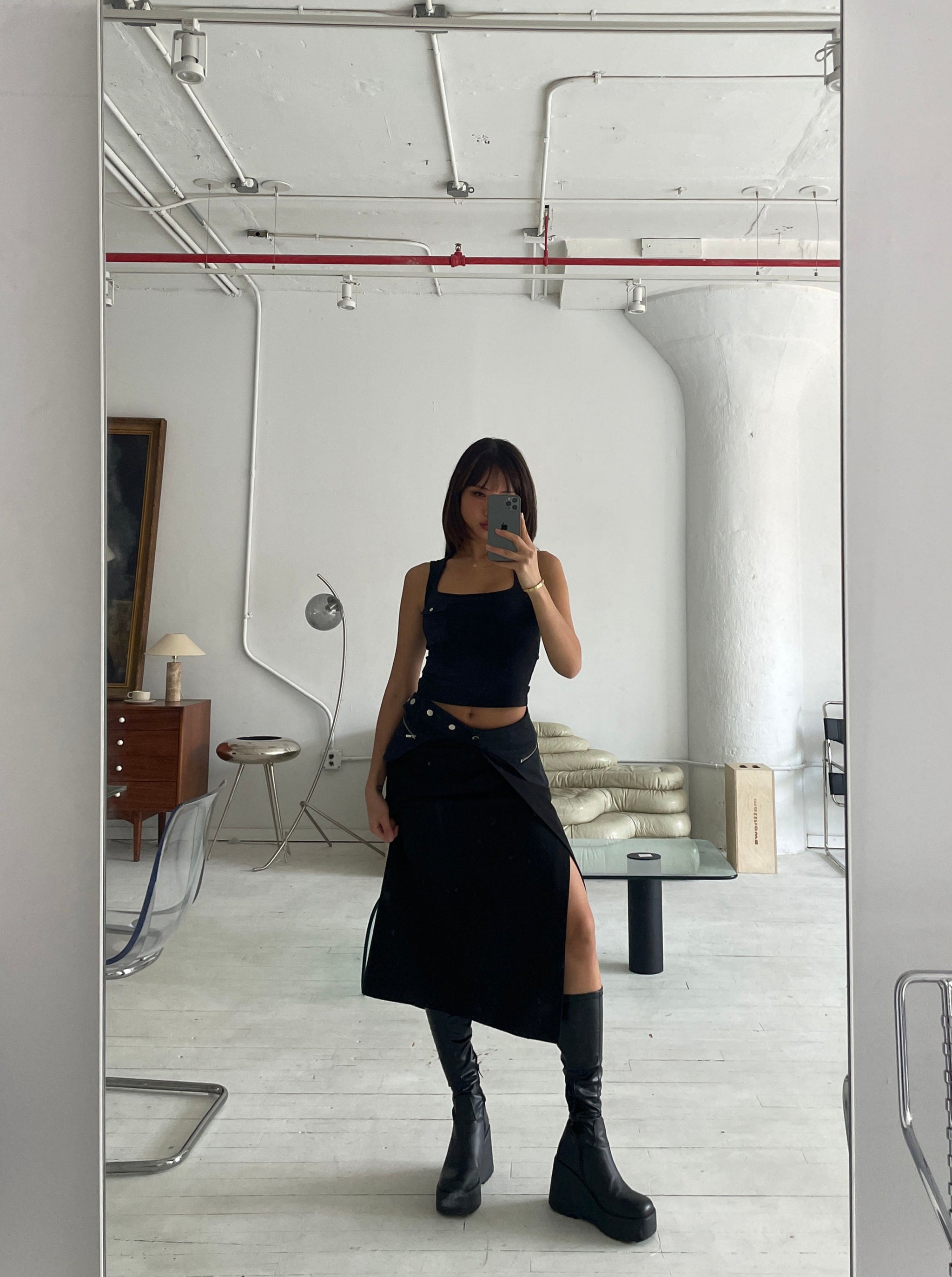 *2nd restock* SONDER skirt - onyx – uniform person
