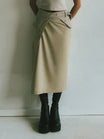 *2nd restock* SONDER skirt - sand – uniform person