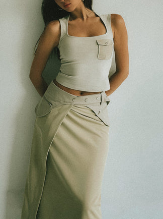 *3rd restock* SONDER skirt - sand – uniform person