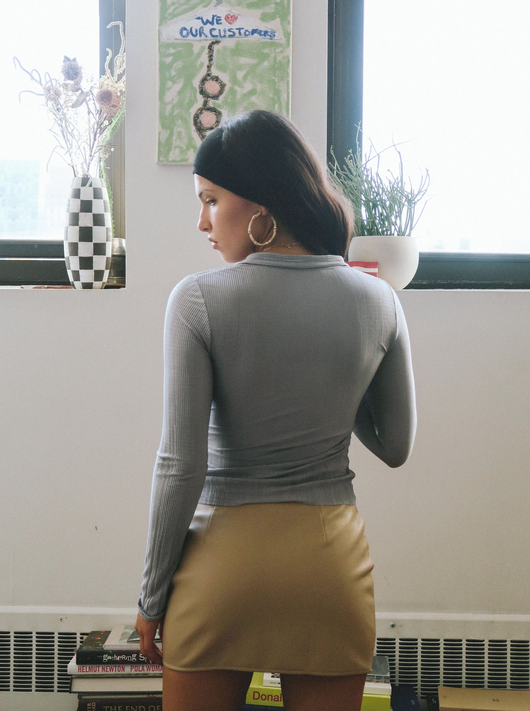 *2nd restock* FIDAN shirt - blue grey – uniform person